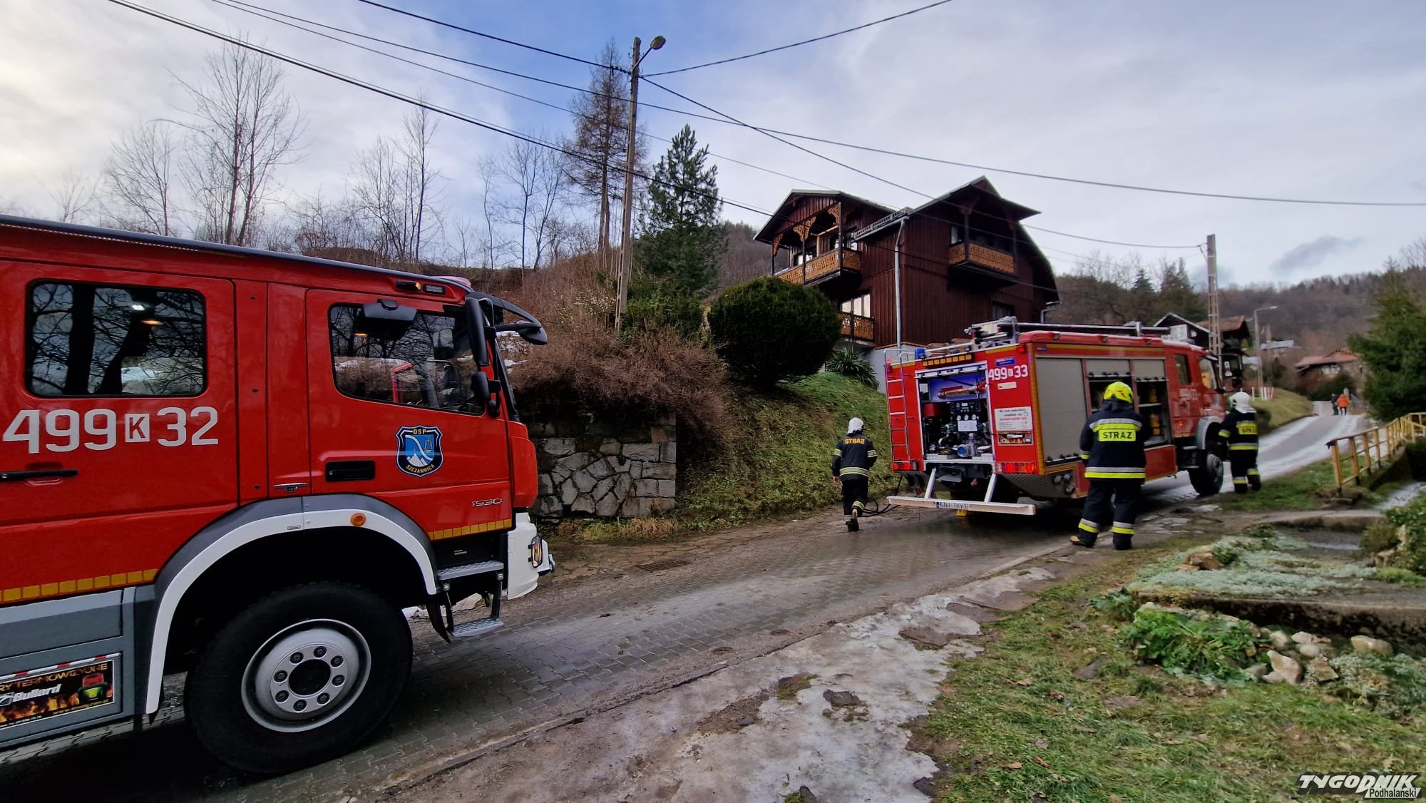 [24tp.pl] Strażacy w Szczawnicy ruszyli do akcji (WIDEO)