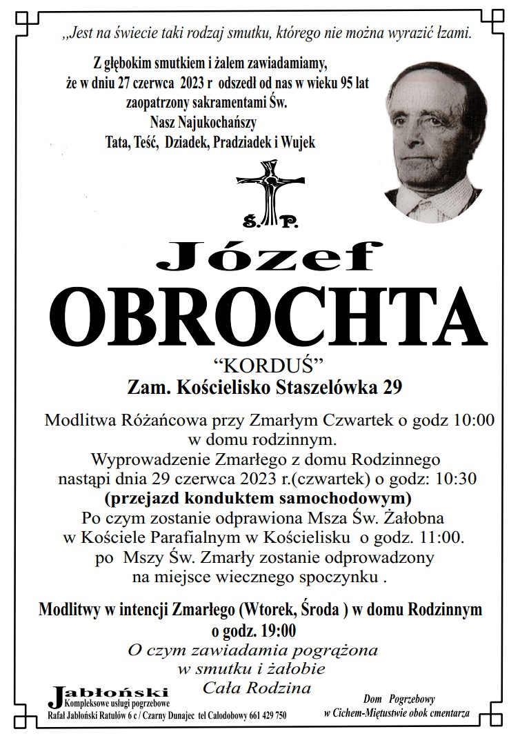 [24tp.pl] Józef Obrochta