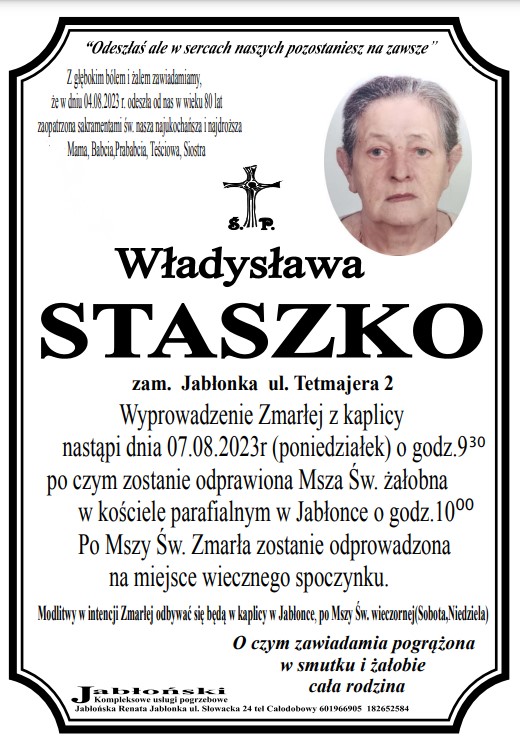 [24tp.pl] Władysława Staszko